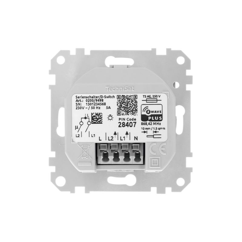 TechniSat Smart flush-mounted Series switch Merten | Merten | 0200/9498
