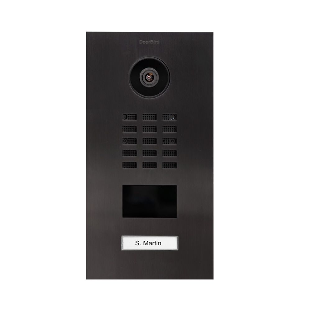 Doorbird IP Video Door Station D2101V Titanium-finish as PVD coating ...
